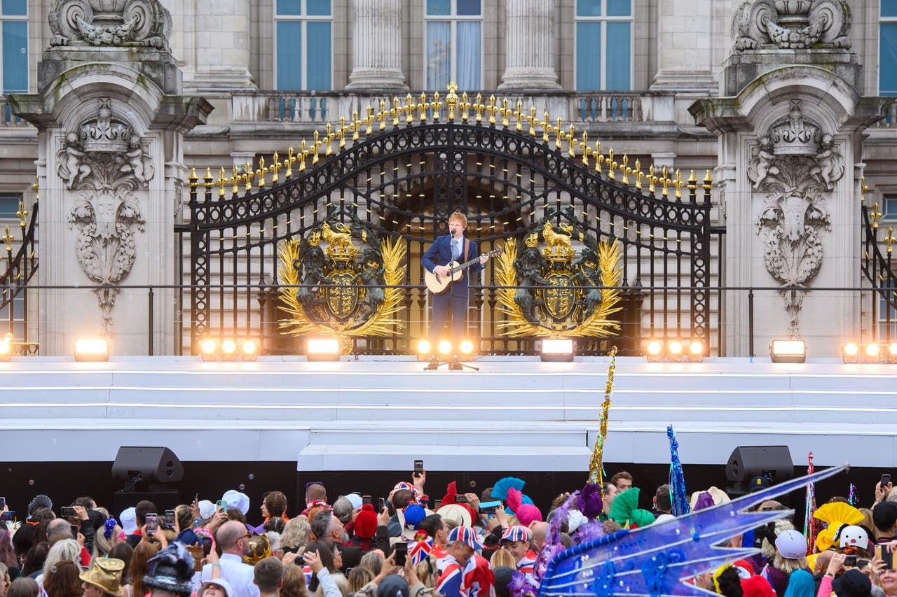 Ed Sheeran delivers emotional song for the Queen to close Jubilee ...