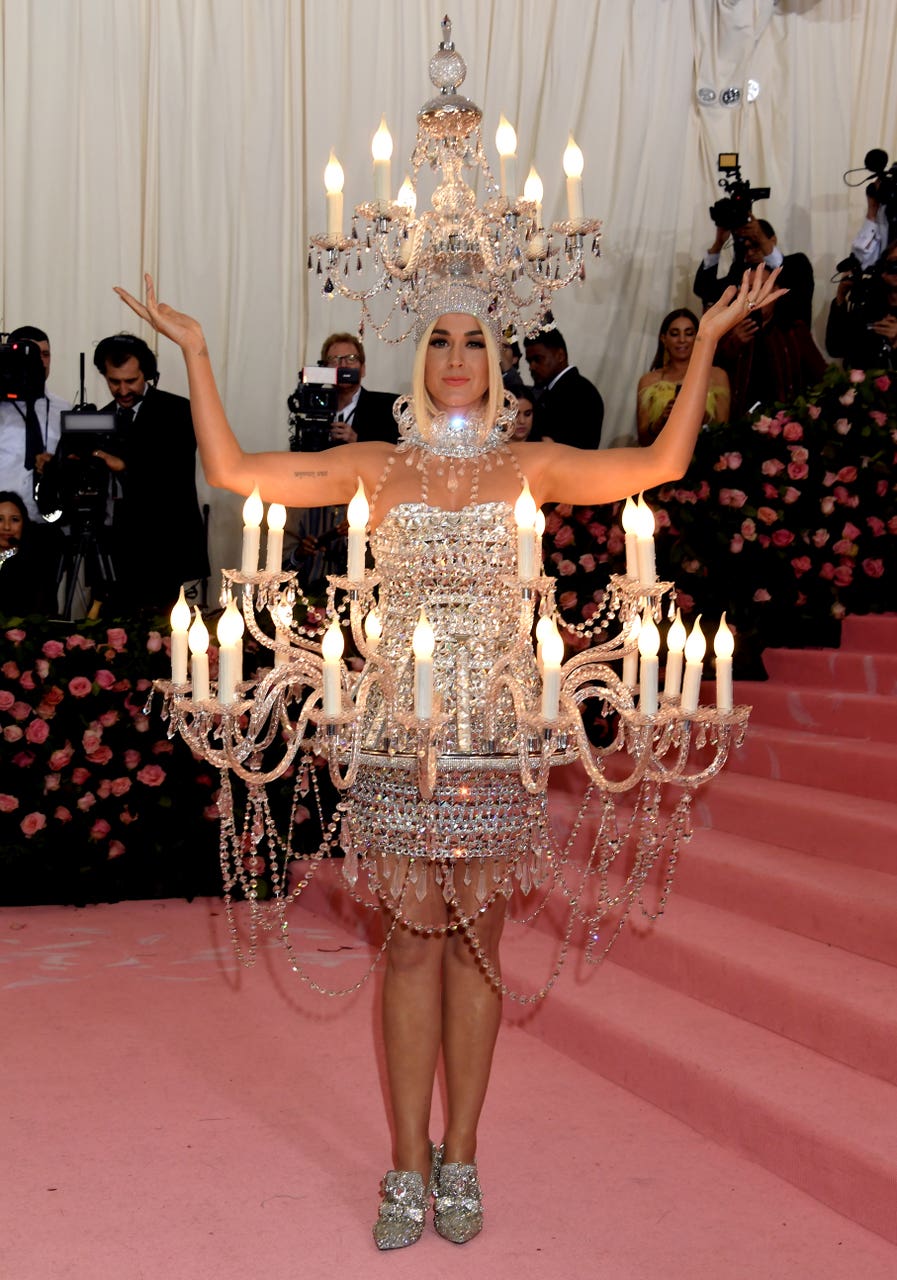Katy Perry looks good enough to eat in Met Gala burger costume | Oxford ...