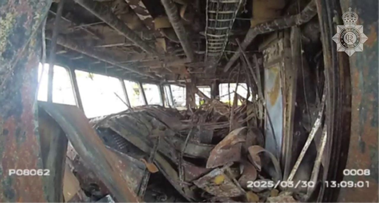 Video shows the moment two ships were engulfed by fire in deadly ...