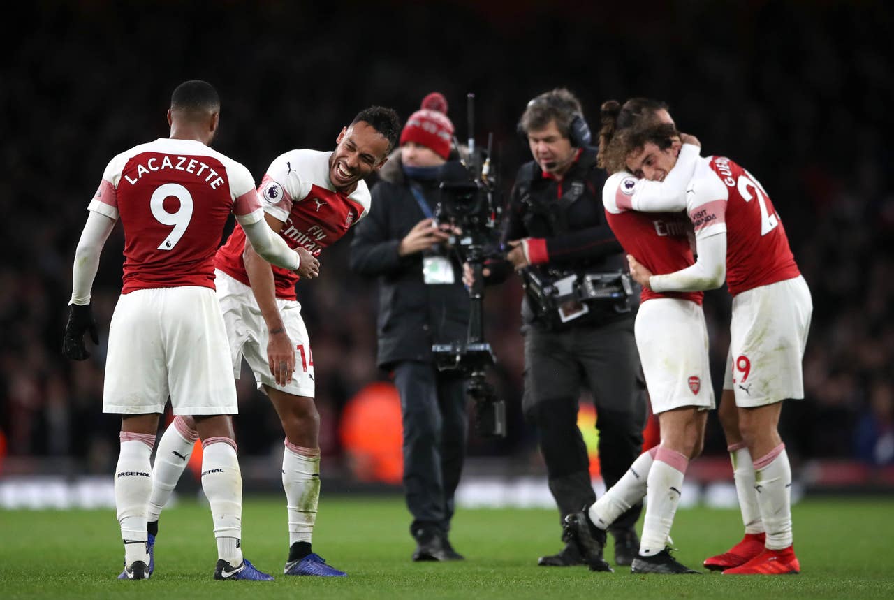 Arsenal triumph over Tottenham amid 'unacceptable' trouble in stands ...