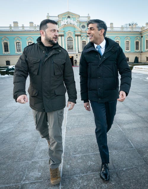 Sunak to pledge record miliary aid package for Ukraine on Poland ...