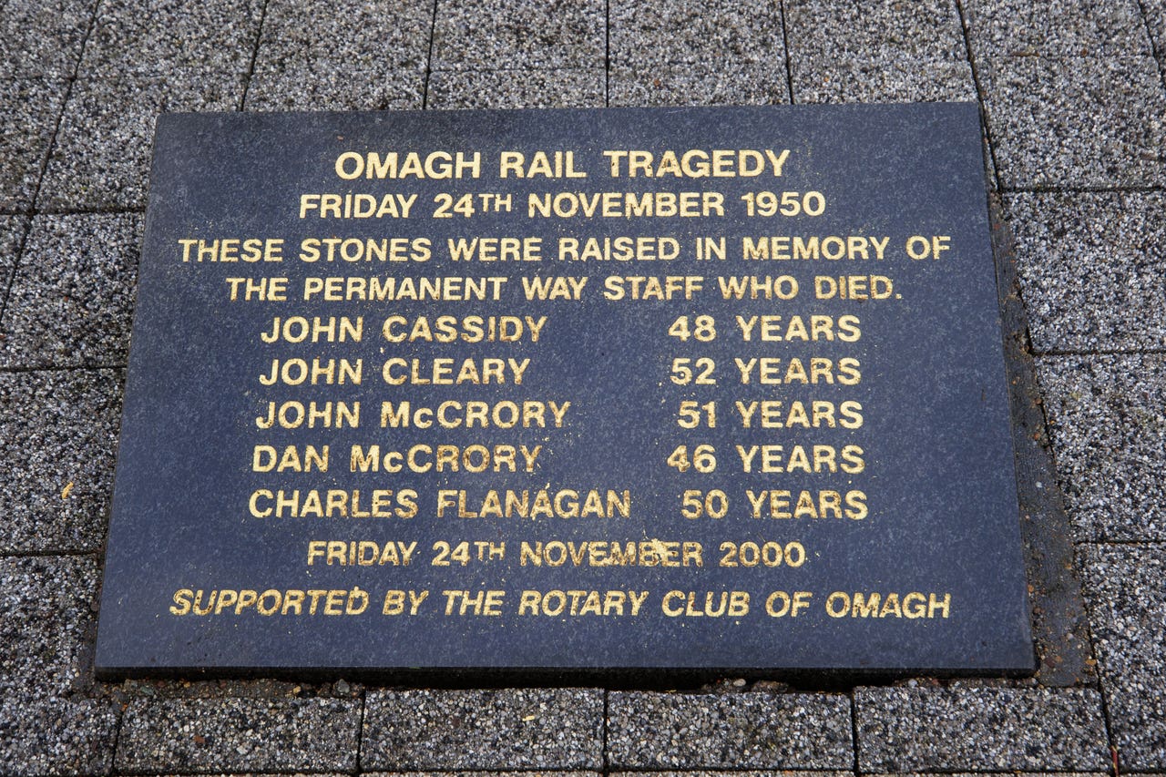 Five men killed in Co Tyrone rail tragedy remembered 75 years on ...