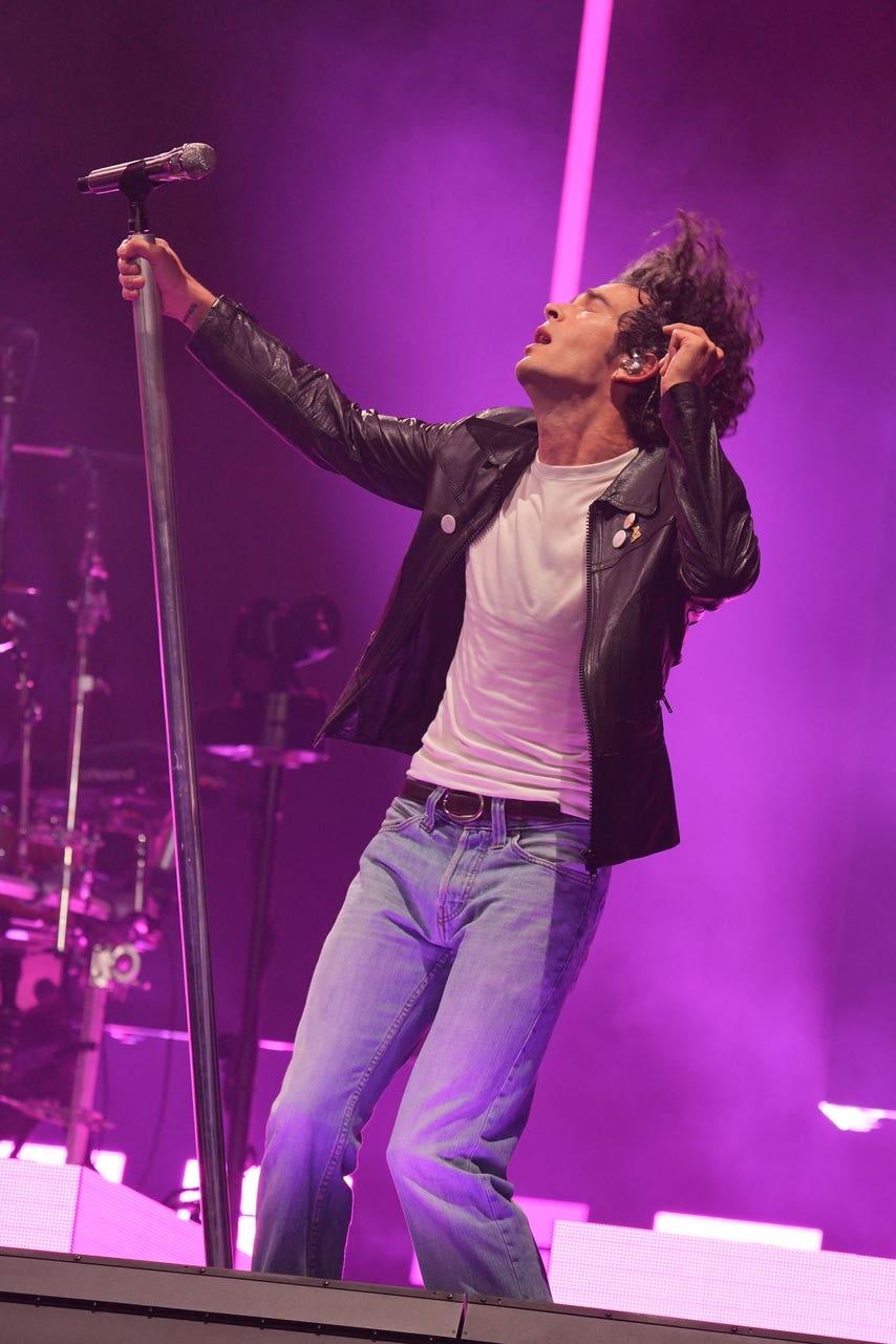 Glastonbury: Matty Healy jokes he is the ‘best songwriter of his ...