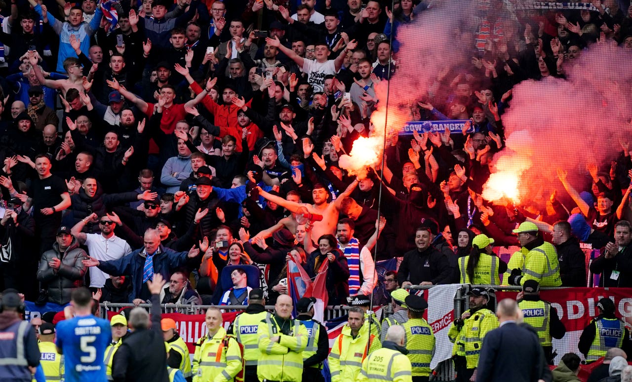 Hamza Igamane hammers in late goal as Rangers win thrilling Old Firm ...