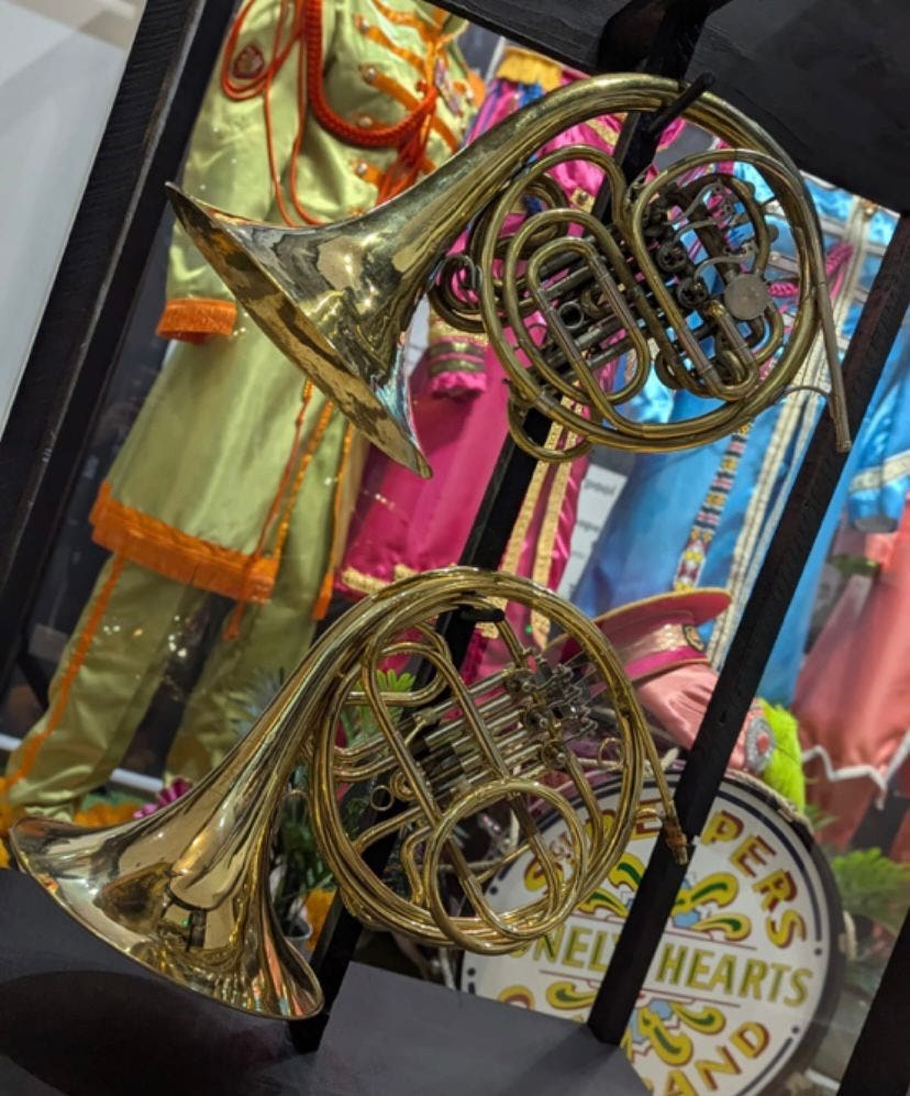 Instruments used on classic Beatles album Sgt Pepper’s go on display ...