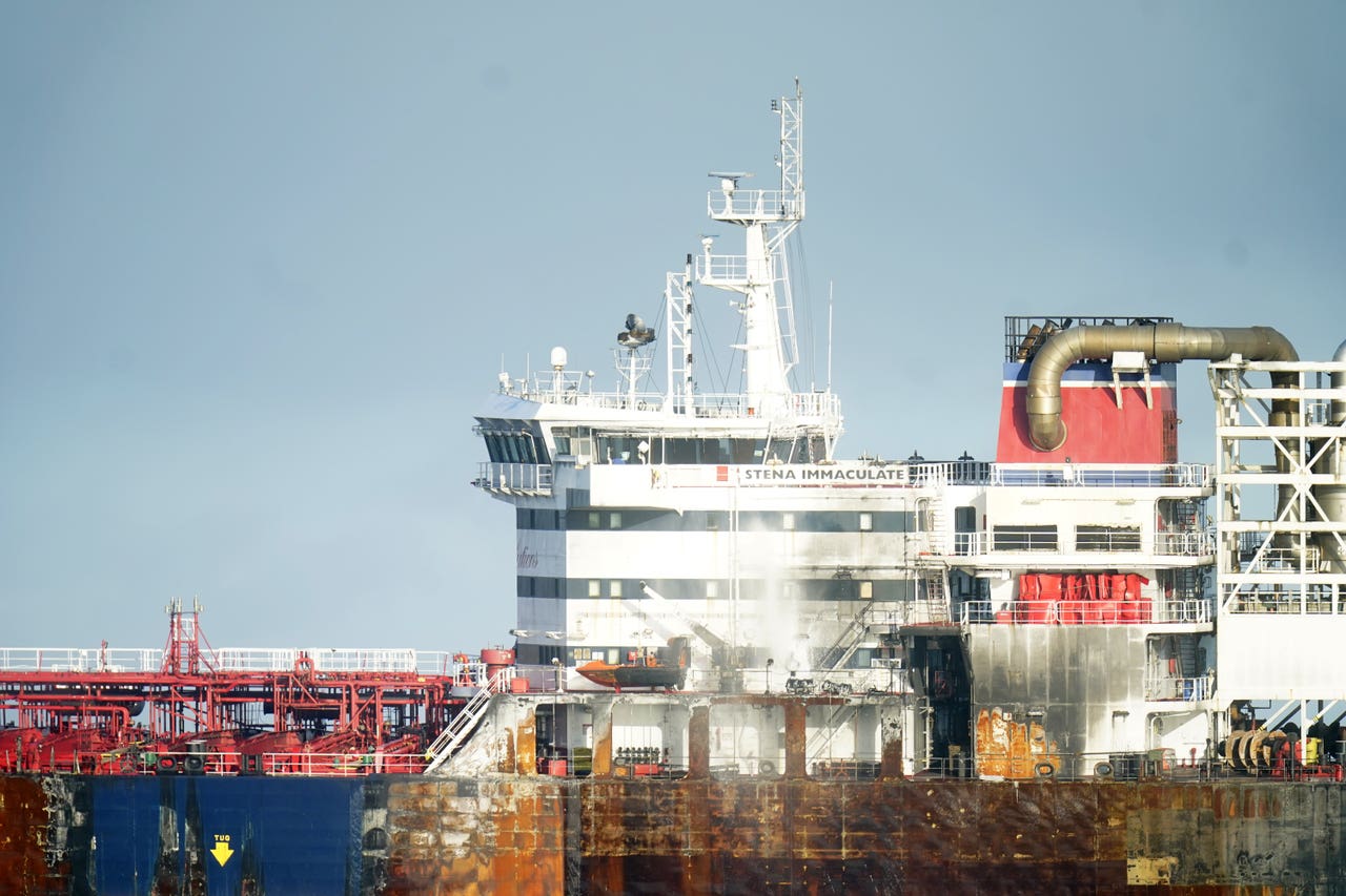Oil tanker hit in crash to be towed to North East after jet fuel ...