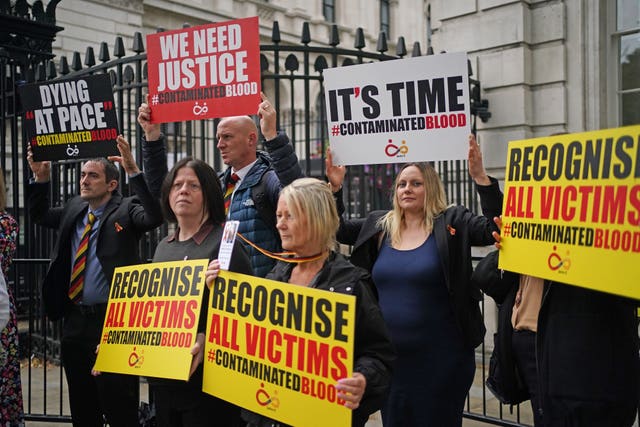 Relatives of infected blood victims demand full compensation in letter ... Relatives of infected blood victims demand full compensation in letter ...