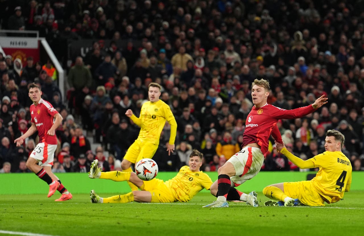 Manchester United survive Bodo/Glimt scare to claim first win under ...