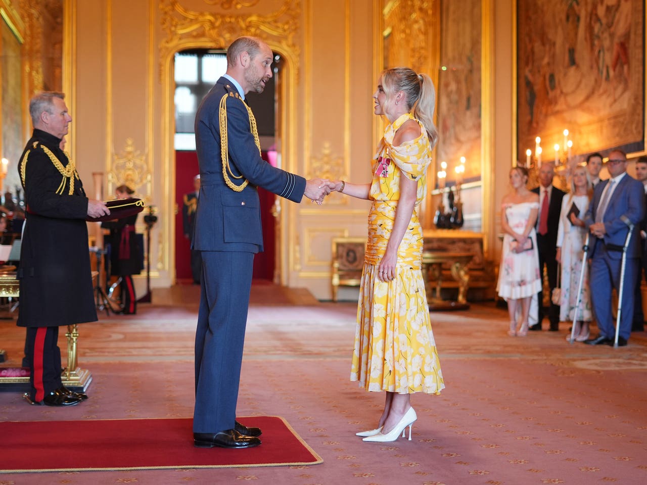 William tells Keely Hodgkinson that Princess Charlotte is keen runner ...