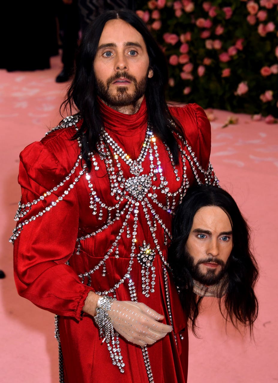 Jared Leto carries a model of his head at the Met Gala | Shropshire Star