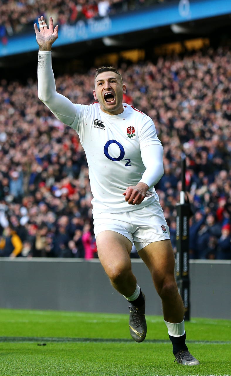 Jonny May in focus as England wing stuns France with hat-trick - Jersey ...