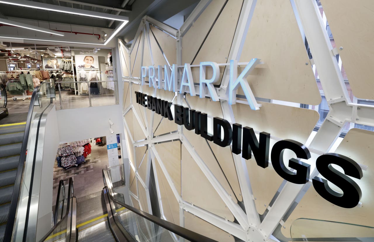 Primark reopens its historic Bank Buildings store after devastating ...