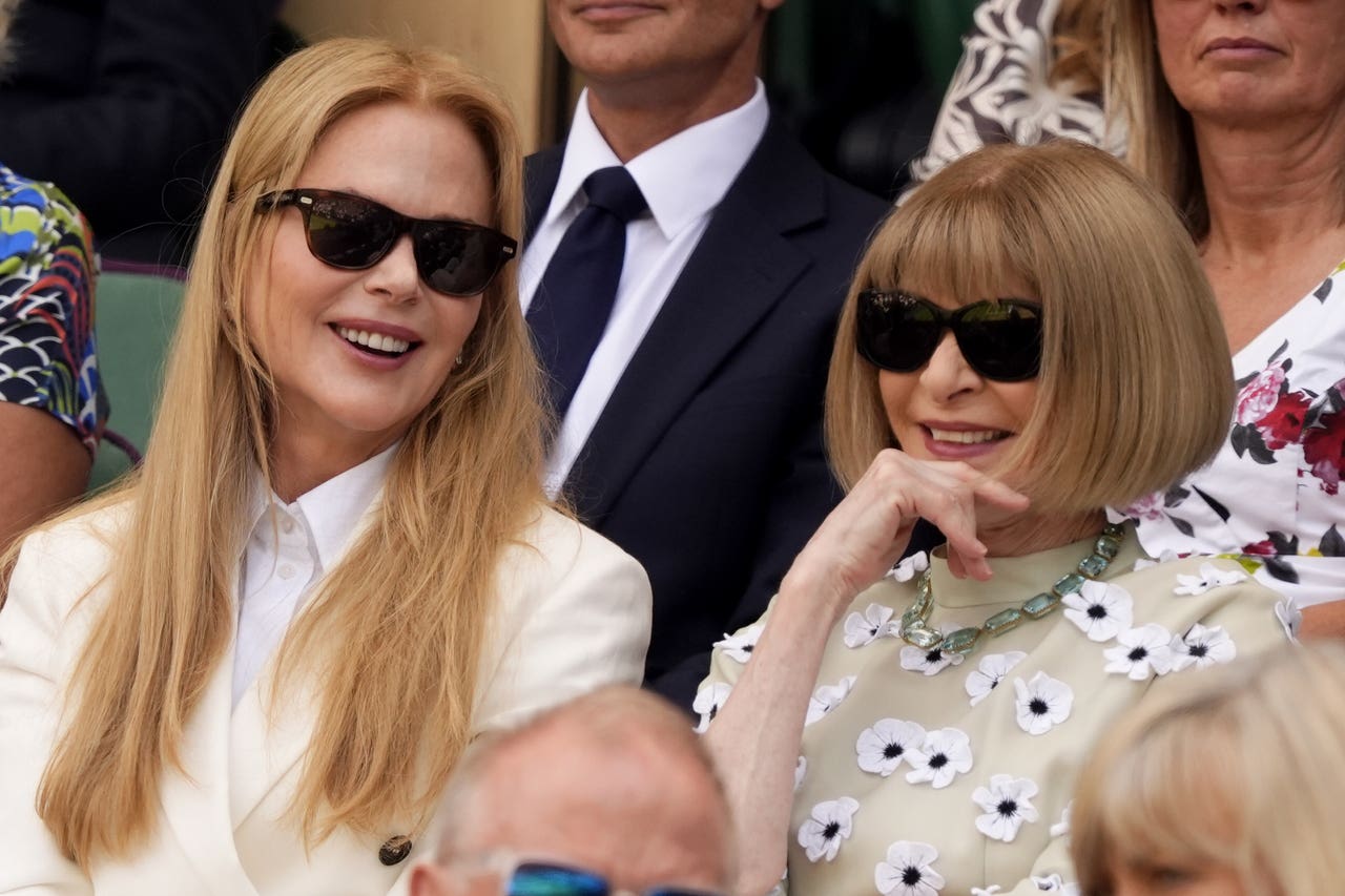 Keira Knightley, Nicole Kidman and Anna Wintour in royal box for ...