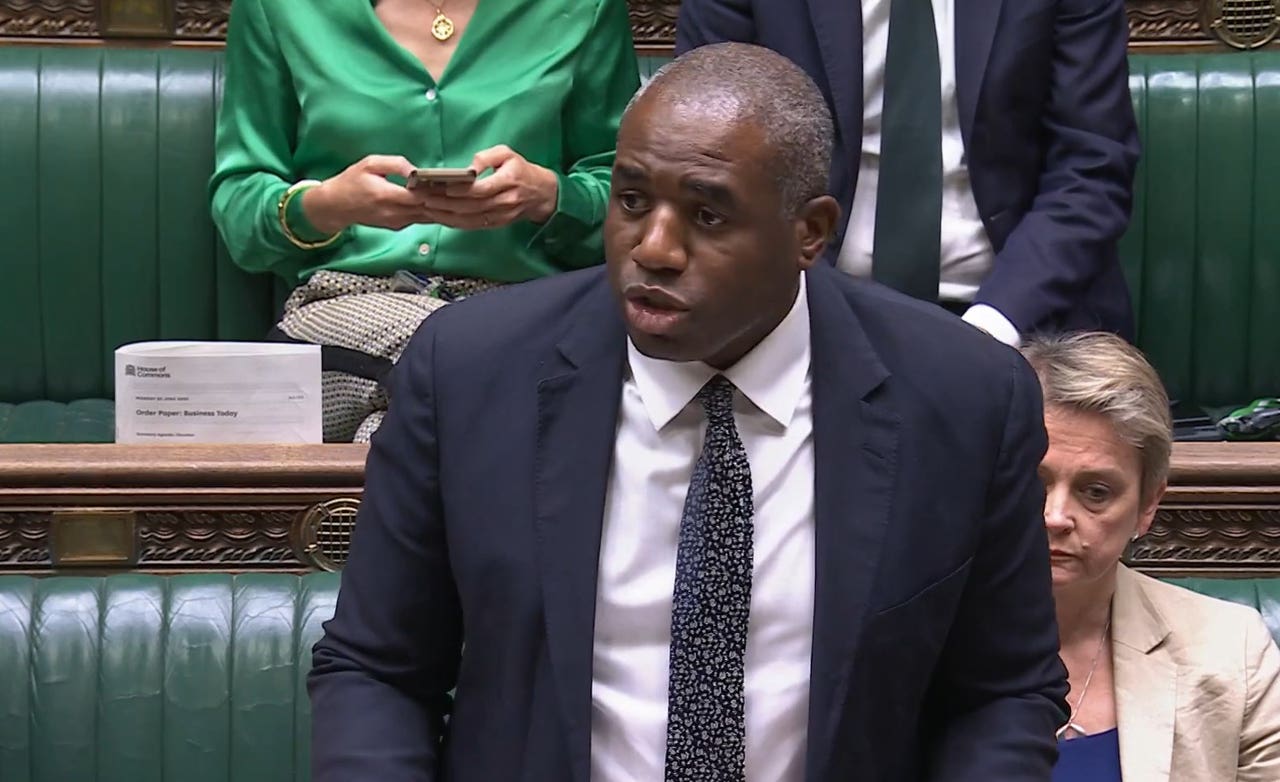 Lammy urges Reform’s newest MP to ‘get some help’ over ‘conspiracy ...