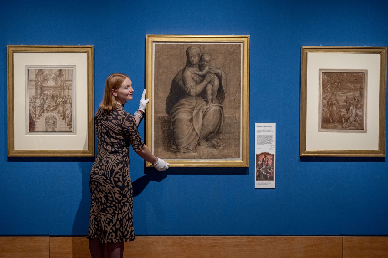 Da Vinci and Michelangelo drawings go on display in Scotland for first ...