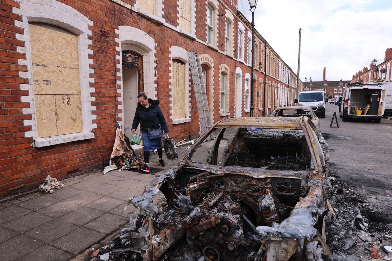 Twelve police officers injured in second night of unrest in Northern ...