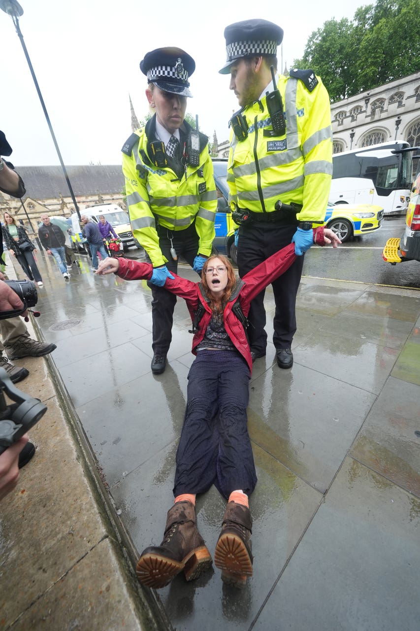 More than 100 Palestine Action protesters arrested across UK | Gazette ...