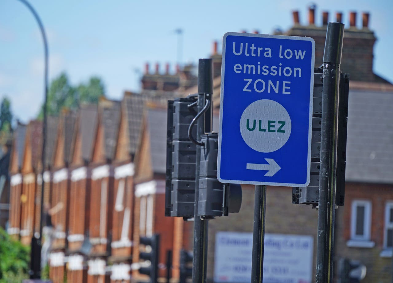 Khan hails Ulez success as London under limit for toxic pollutant for ...