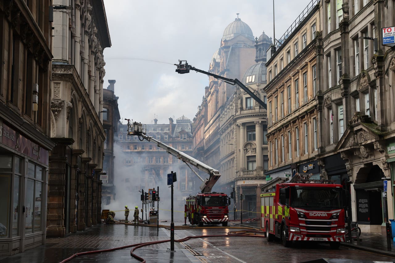 Enormous damage and significant disruption after Glasgow Central fire ...