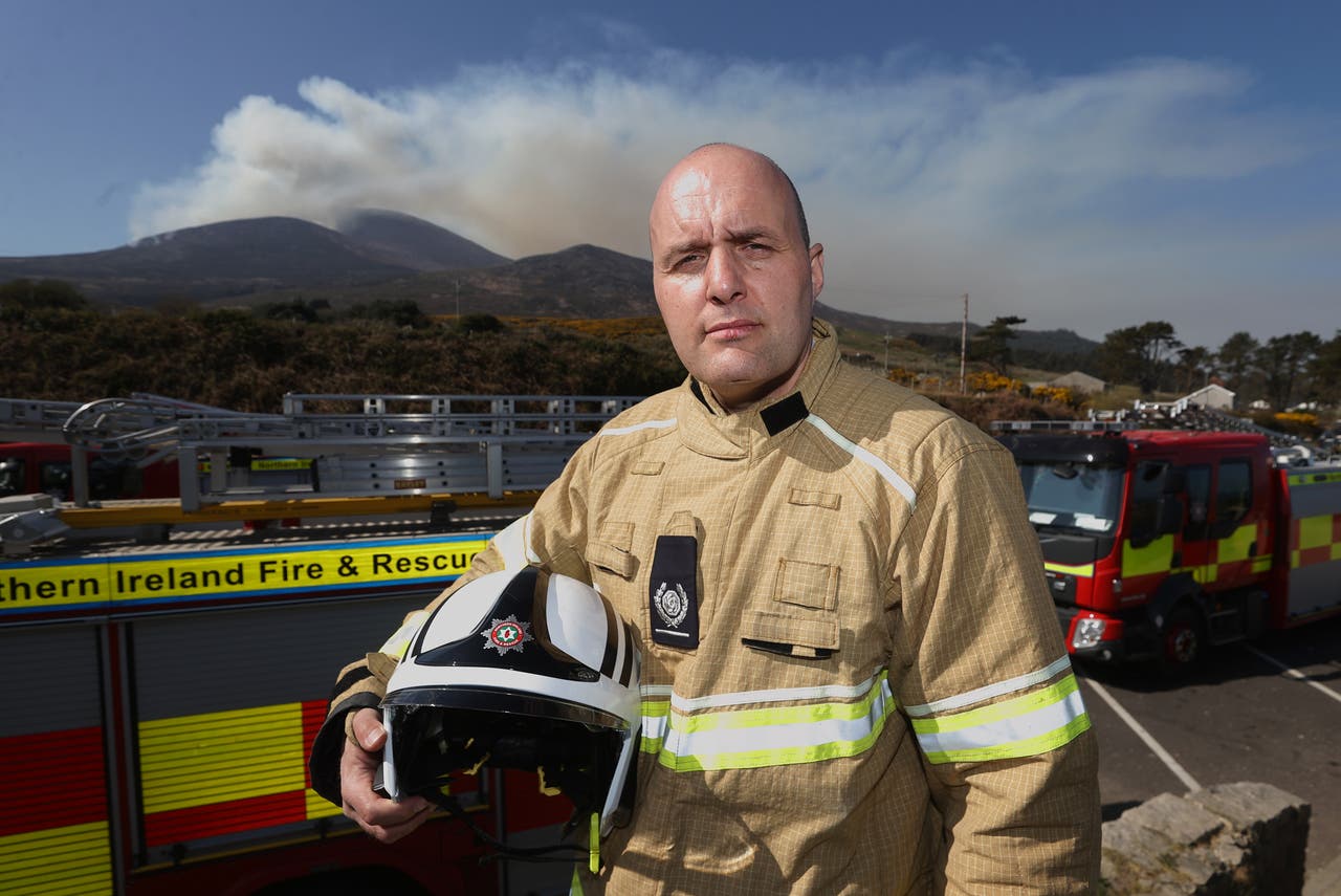 Firefighters braced for more wildfires in Northern Ireland as ...