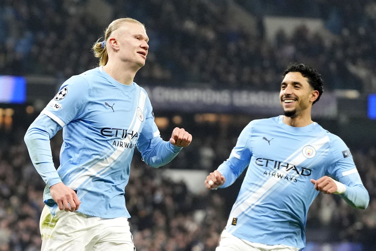 Erling Haaland ends drought as Man City sneak through in Champions ...