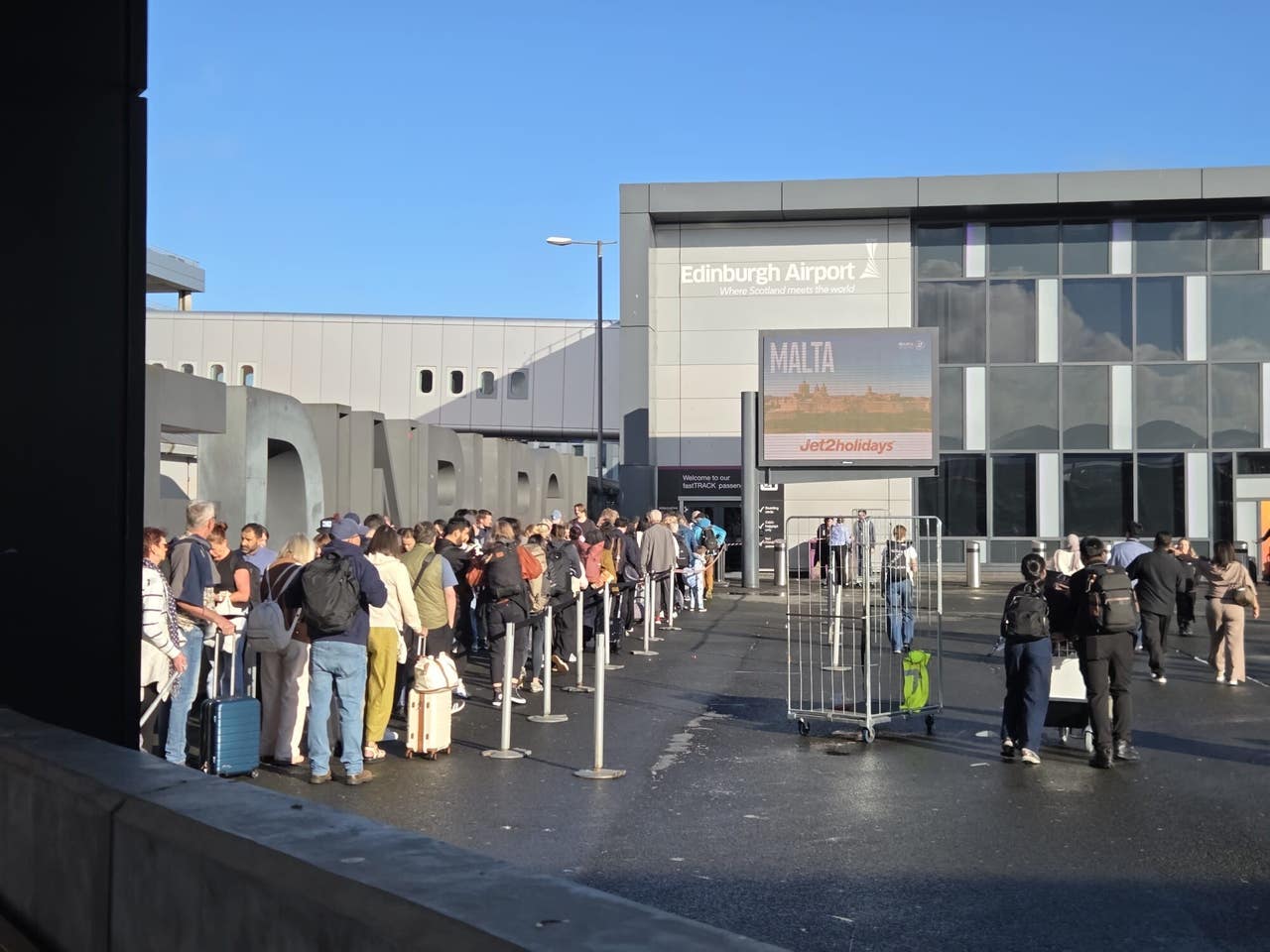 Services returning to normal at Edinburgh Airport after security alert ...